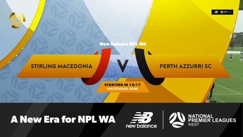 Replay: Stirling Macedonia FC vs Perth Azzurri (Round 5)