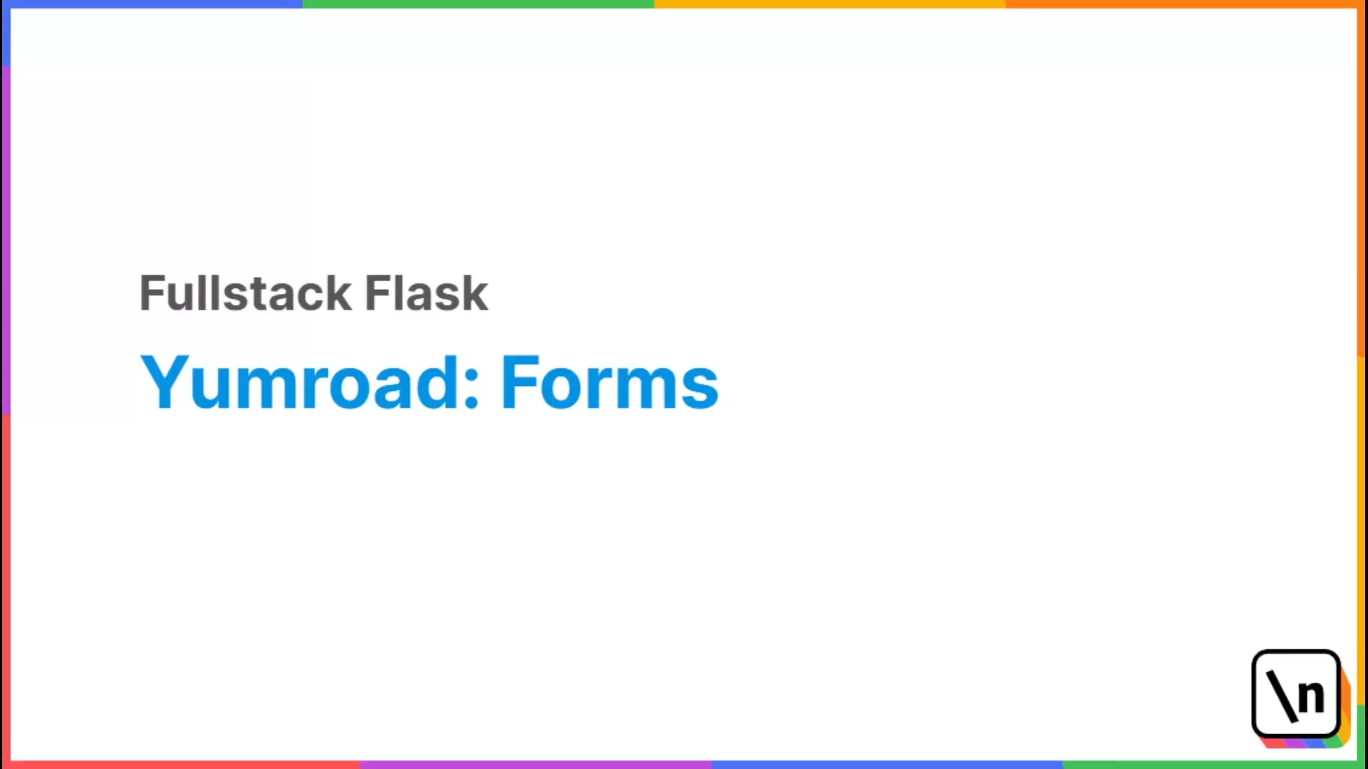 Build Html Forms In A Flask App With Python And Wtforms Newline