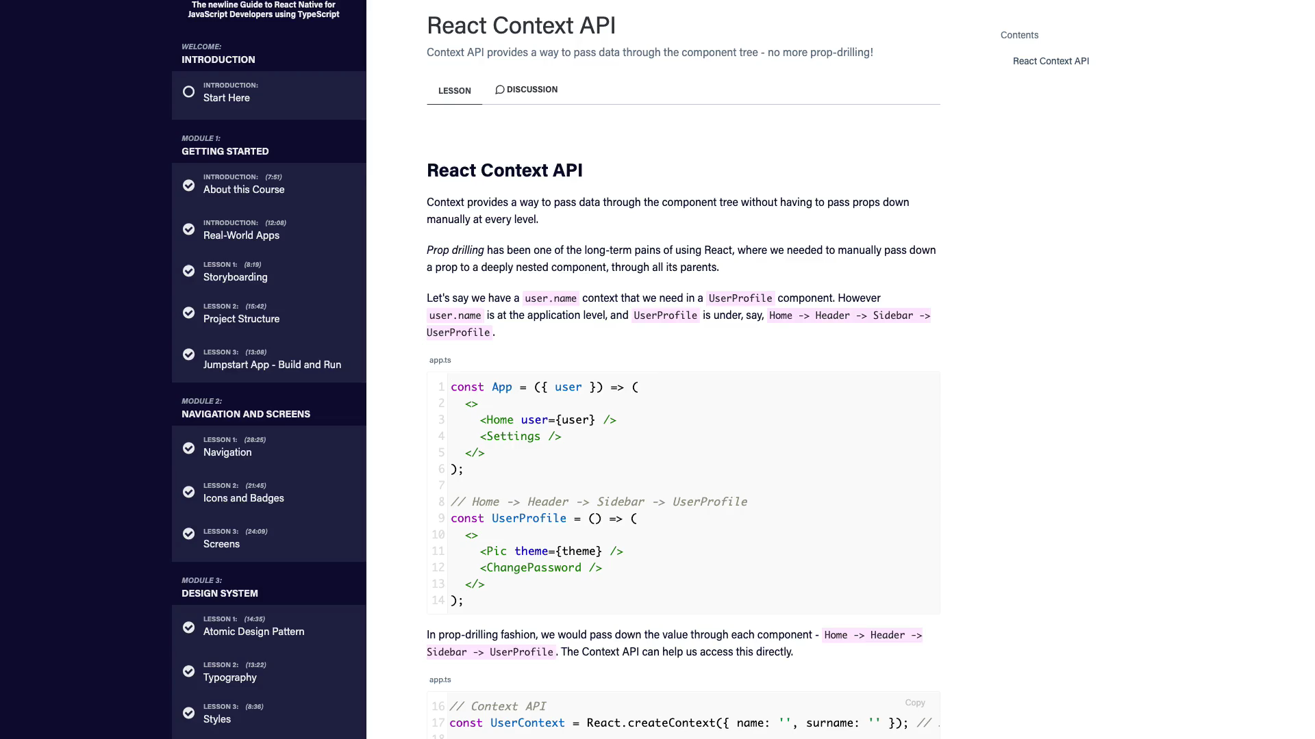 Using React Context Api To Pass Data To React Components React Native For Javascript