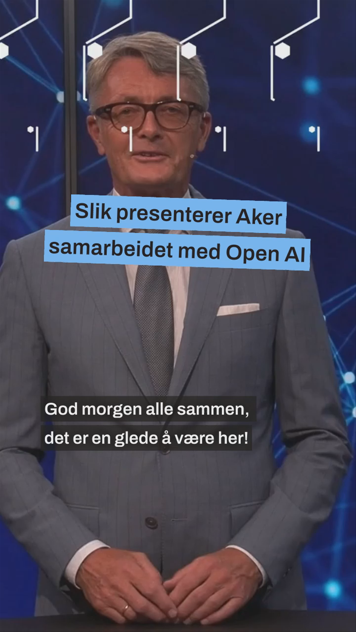 Open AI og Aker om KI-samarbeidet