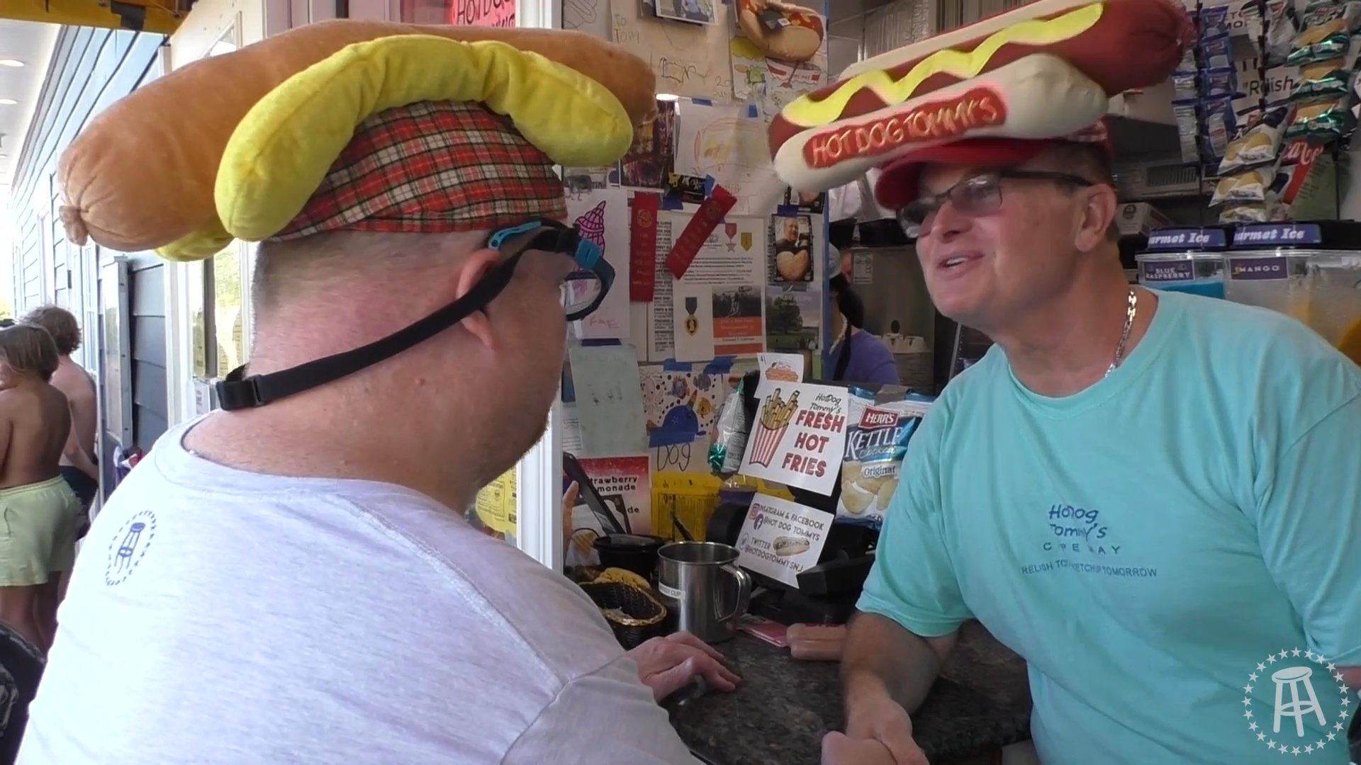 Tank Raw Dogs at Hot Dog Tommy's in Cape May | Barstool Sports