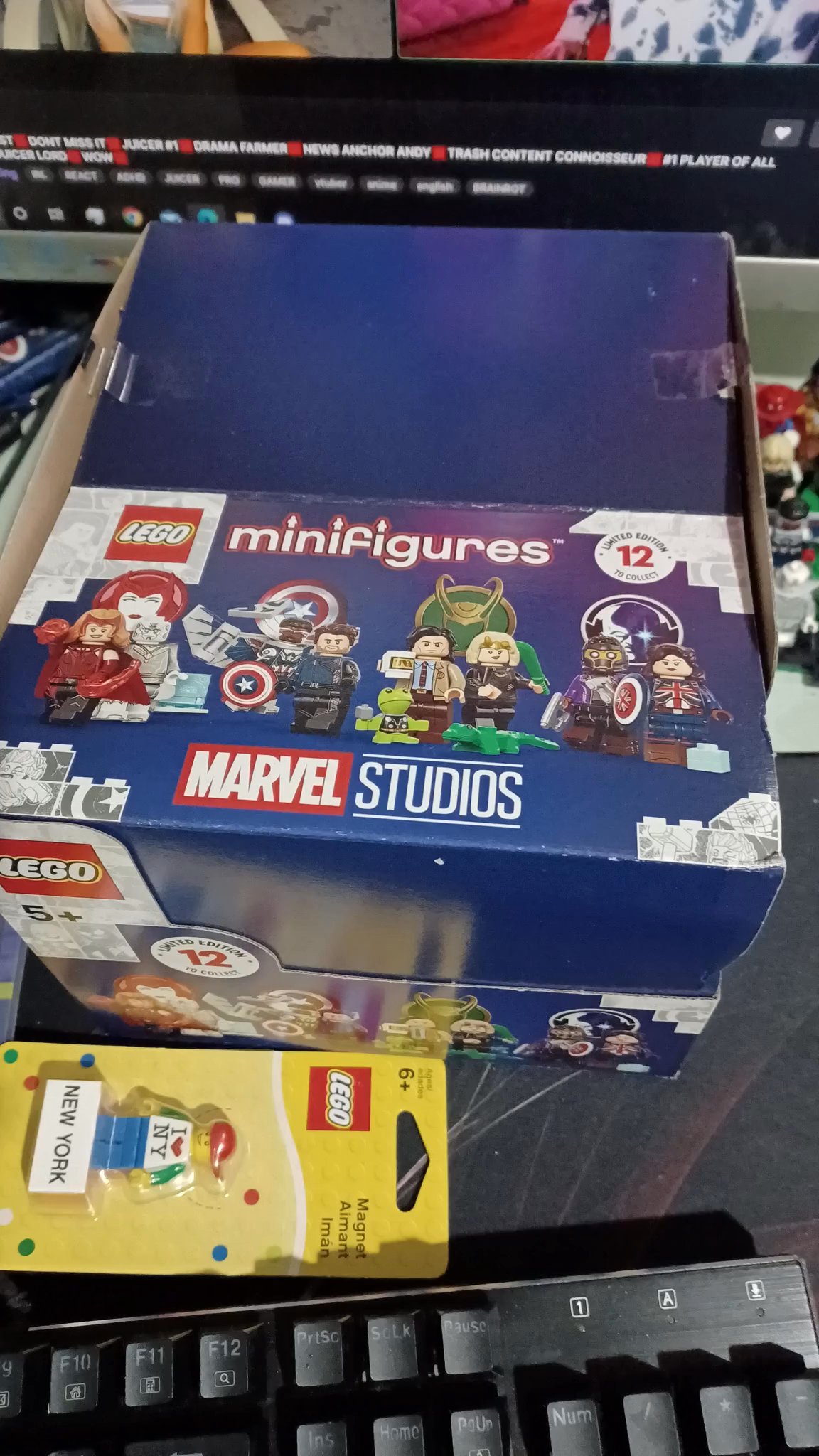 Whatnot - Lego Auction #6 Sealed Marvel cmf box blind bag game ...