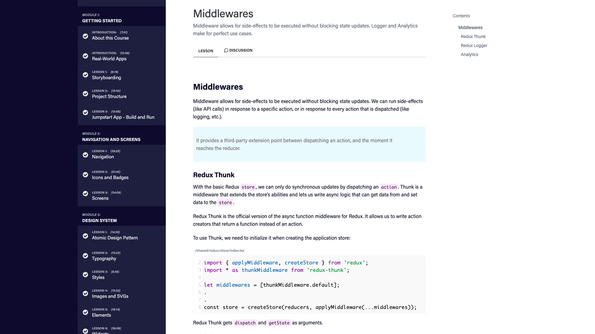 Using Middleware To Run React Api Calls In The Background Newline