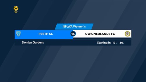 Replay: Perth SC vs UWA-Nedlands (Round 11)
