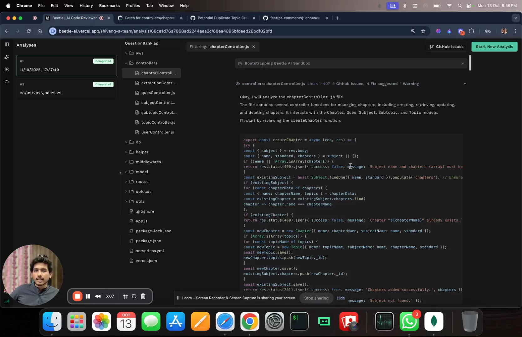 Beetle | AI Code Reviewer | Peerlist