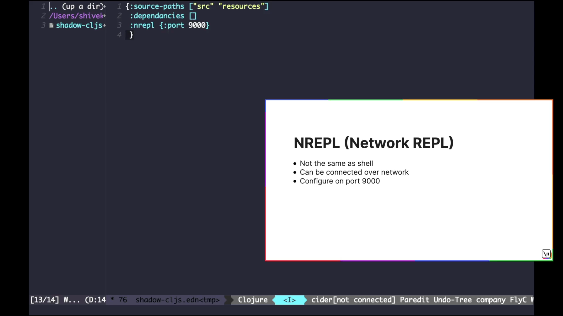 How To Set Up A Shadow Cljs Project From Scratch Tinycanva Clojure For React Developers Newline