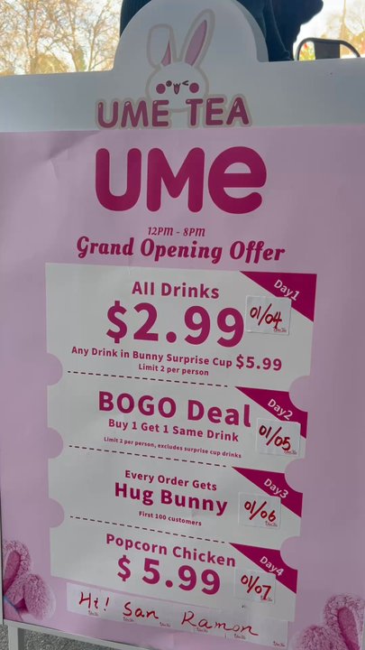 UME TEA - Updated April 2025 - 144 Photos & 52 Reviews - 2475 San Ramon ...