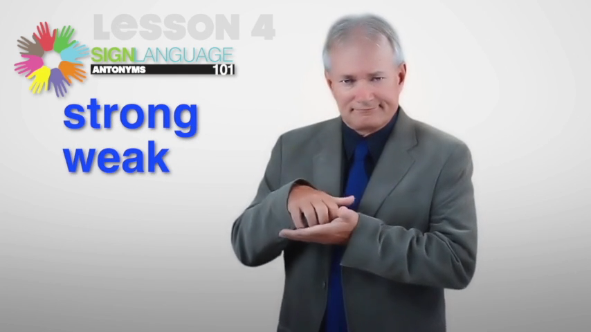 Learn to Sign Antonyms in American Sign Language - ASL Video