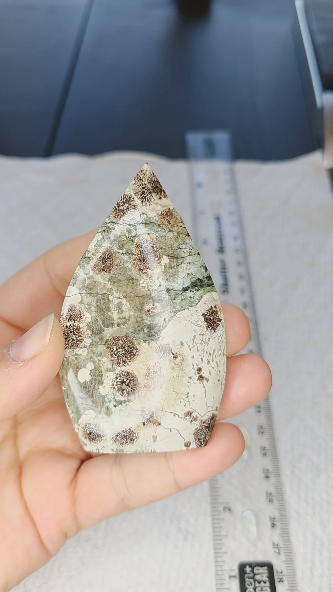 Sakura Flower Agate Teardrop · $14.00 · Regemify