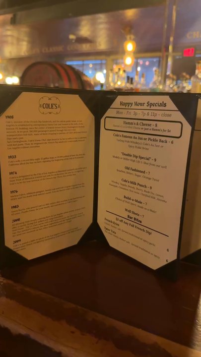 COLE’S FRENCH DIP - Updated January 2025 - 2045 Photos & 2414 Reviews ...