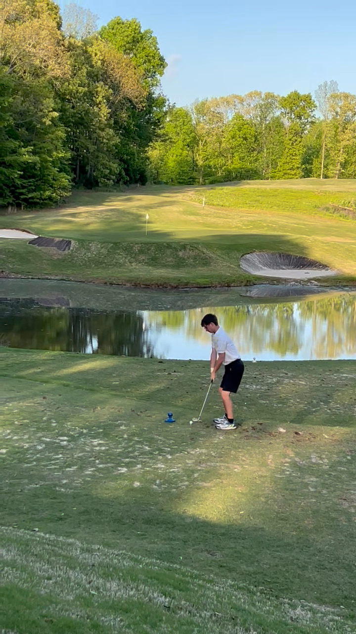 Watch "180 yard par 3 tee shot. Used a 7 iron and put it 2-3 feet from ...