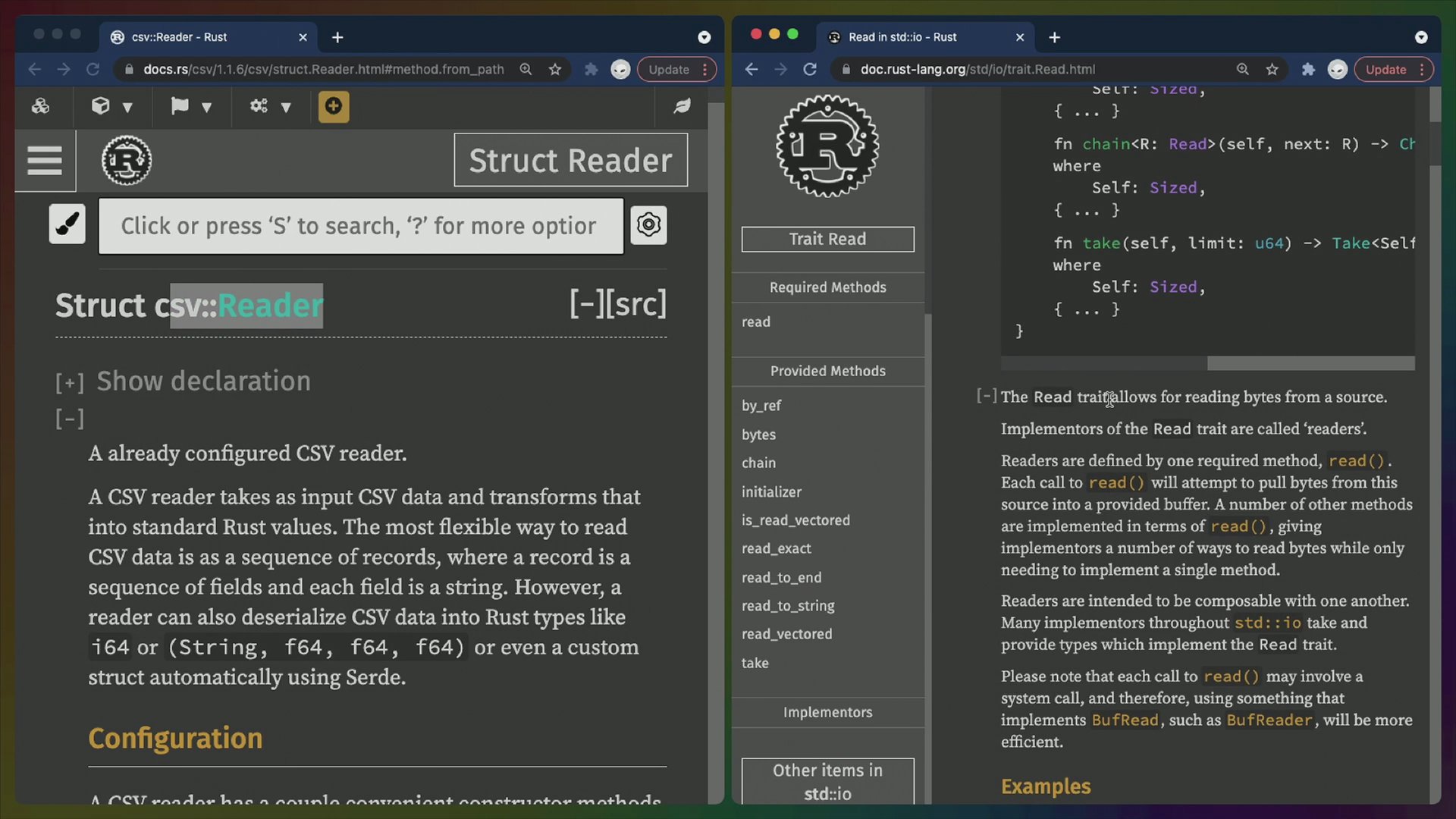 Reading CSV Rows Into Rust Using The Csv Crate