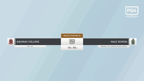 Replay: Aquinas College vs Hale School (Round 3 (AFL))