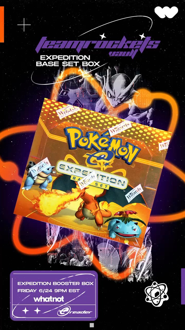 Whatnot - EXPEDITION BOOSTER BOX ⚛️ Livestream by teamrocketsvault # ...