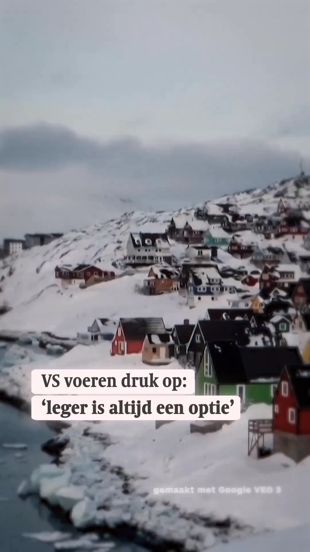 Witte Huis over Groenland: 'Altijd een optie om het leger te gebruiken'