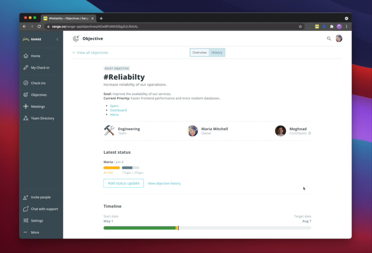 Team Directory | Range