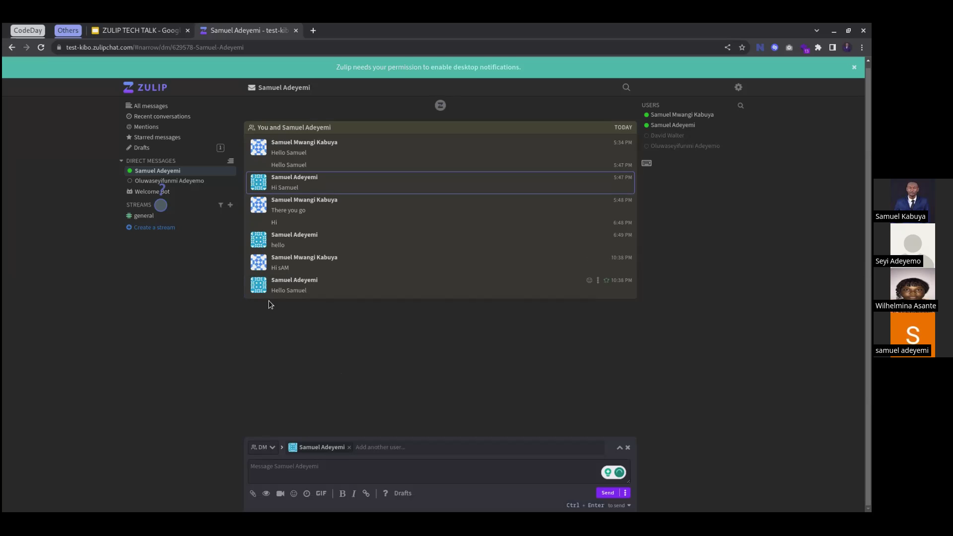 Zulip's Typing Constants Feature