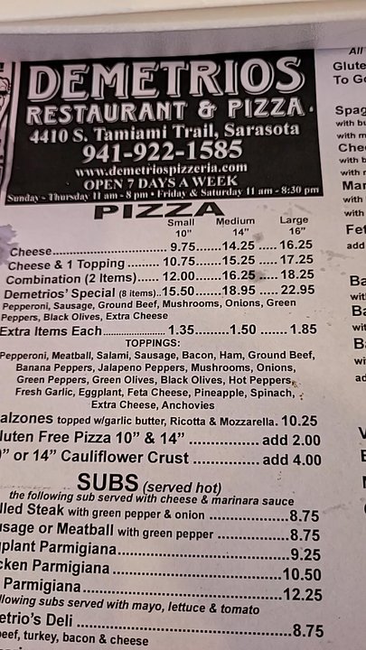 DEMETRIO’S RESTAURANT & PIZZA - Updated July 2025 - 73 Photos & 164 ...