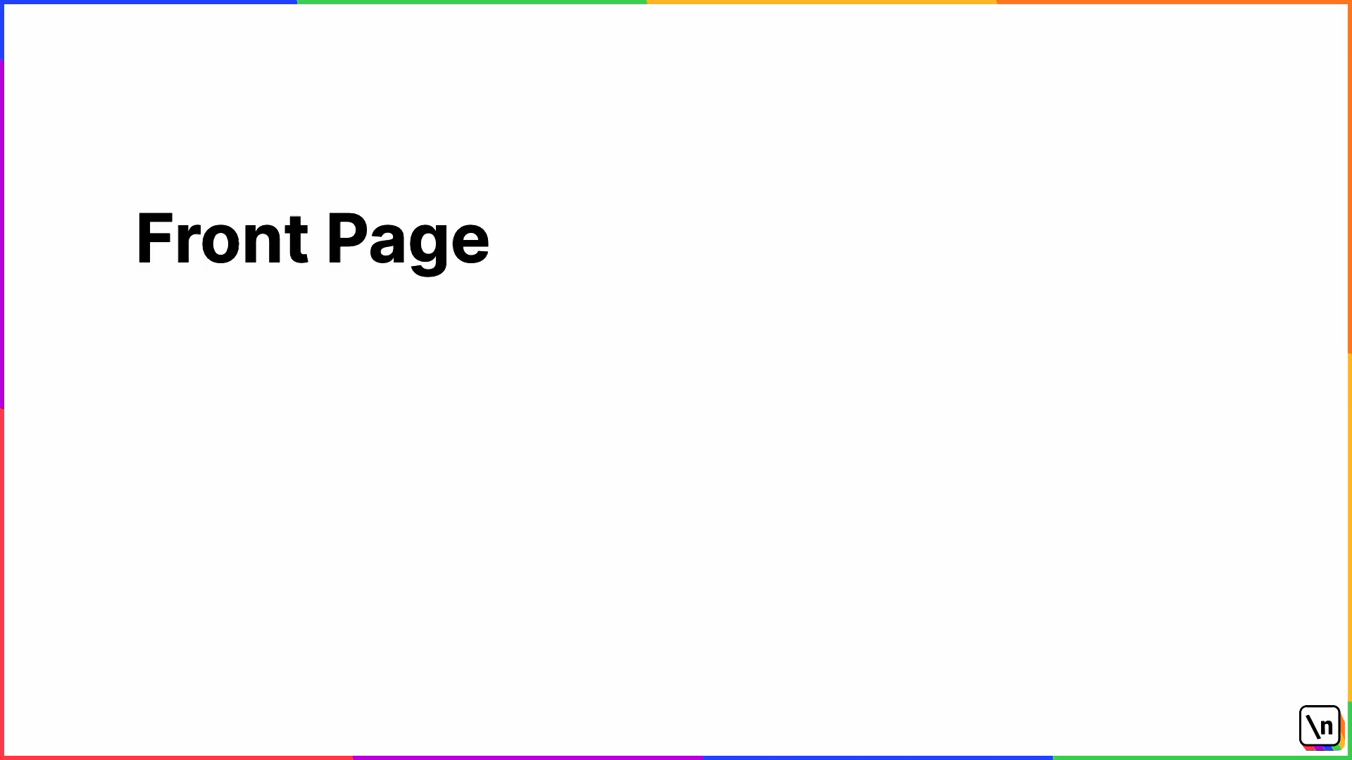 Front Page Fullstack React With Typescript Masterclass Newline