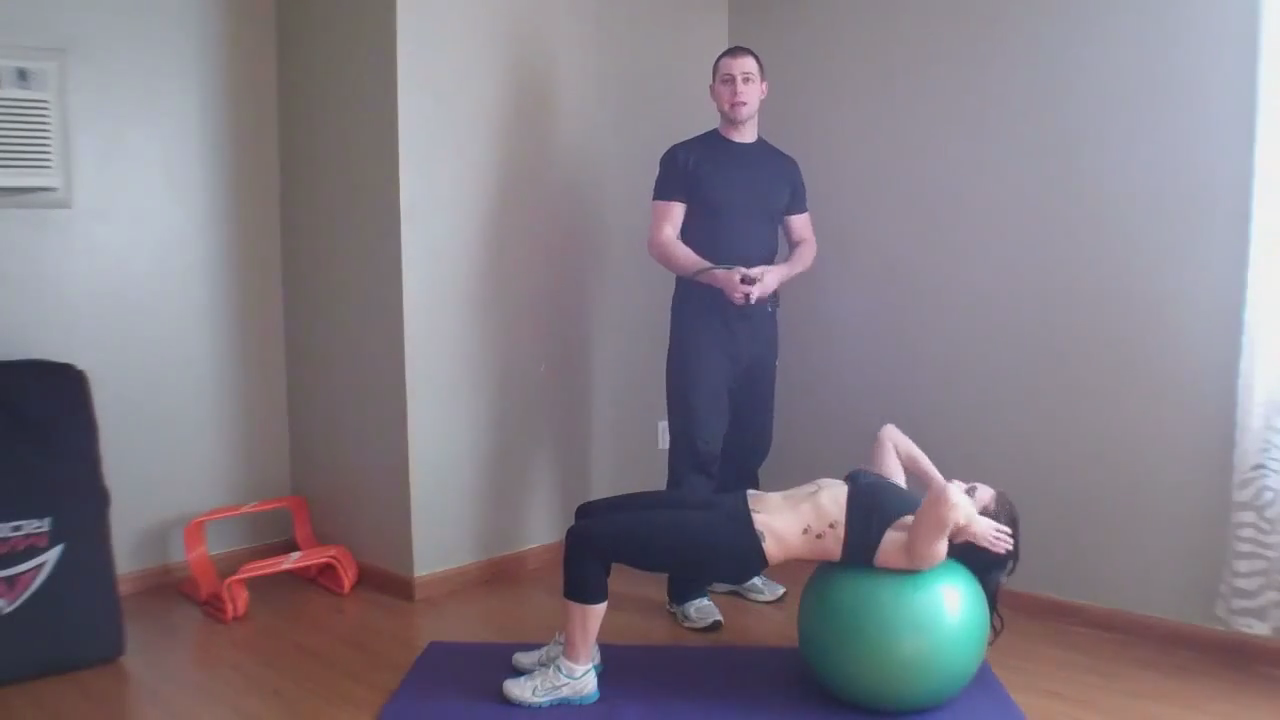 Static Ball Bridge with Trunk Rotation - Brookbush Institute