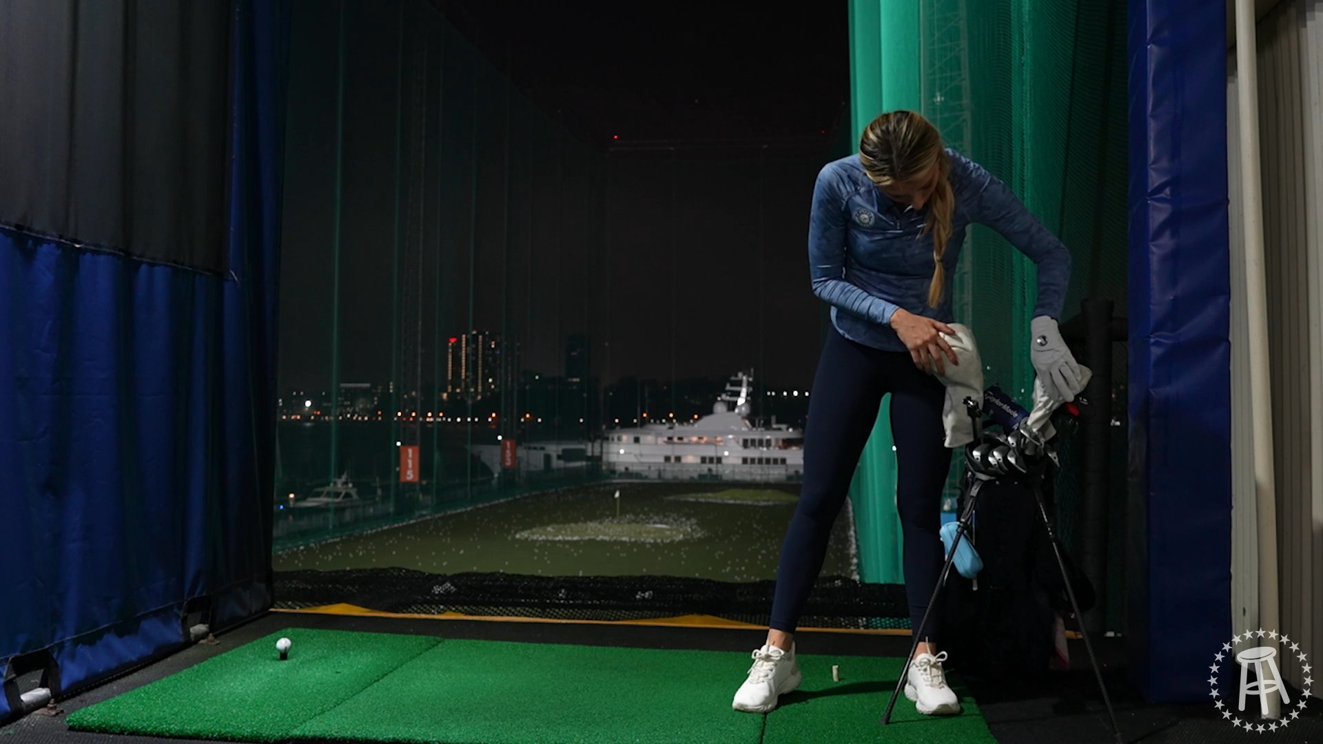 Hannah Figures Out Her Club Distances Barstool Sports