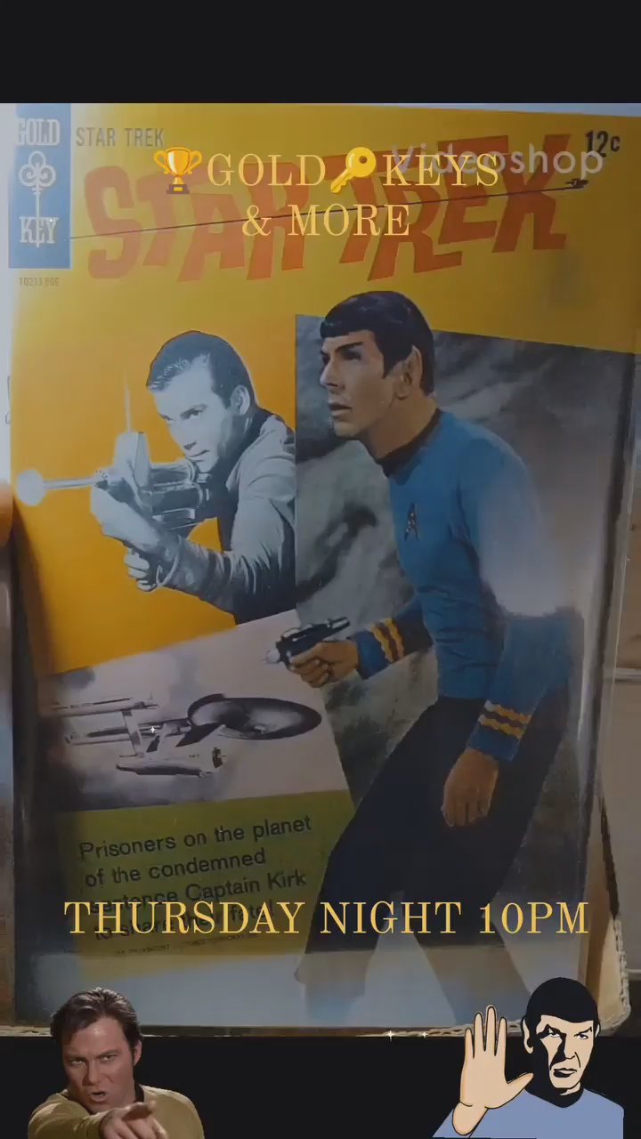 Whatnot - 🏆GOLDKEY🔑 Star Trek/Dark Shadows/ Man from UNCLE & more Livestream by fayzonecomics # ...