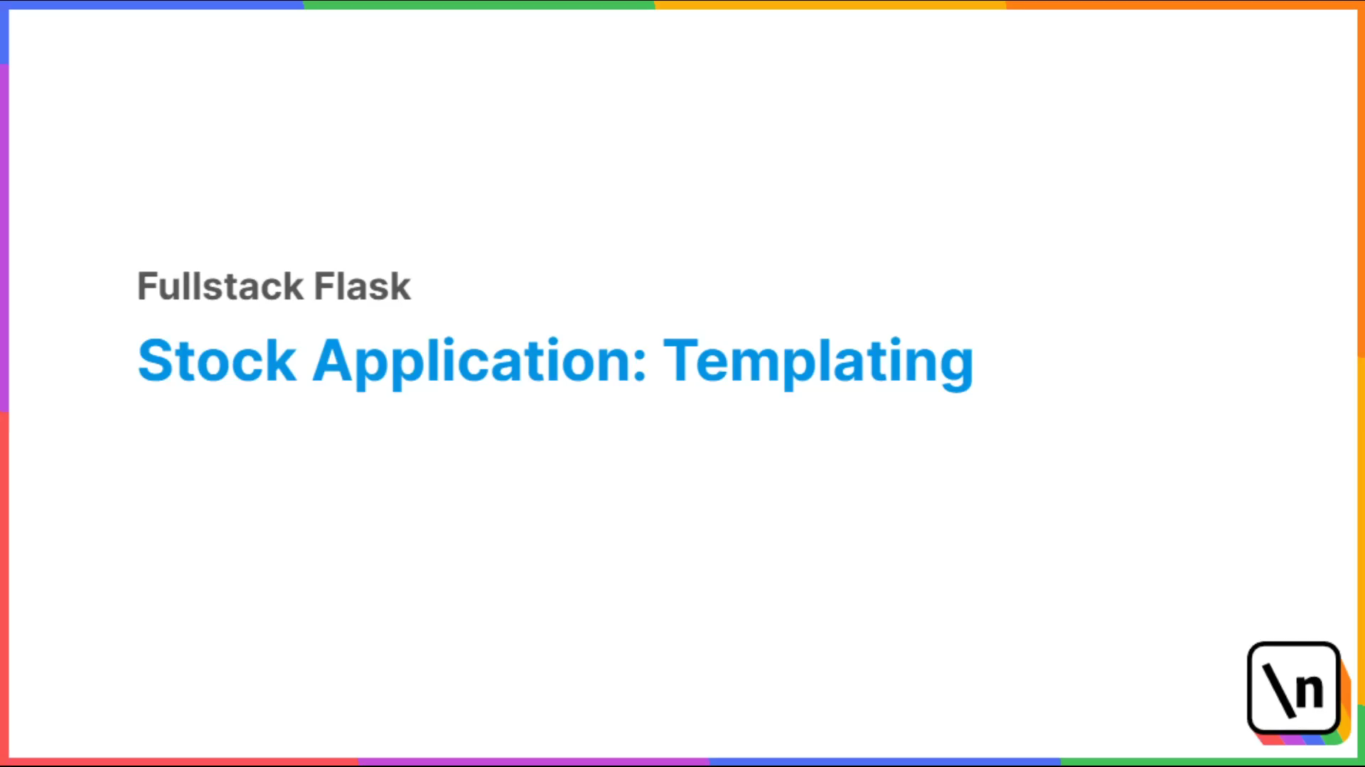 Building Your First Flask Page Template With Jinja2 And Variables Fullstack Flask Build A