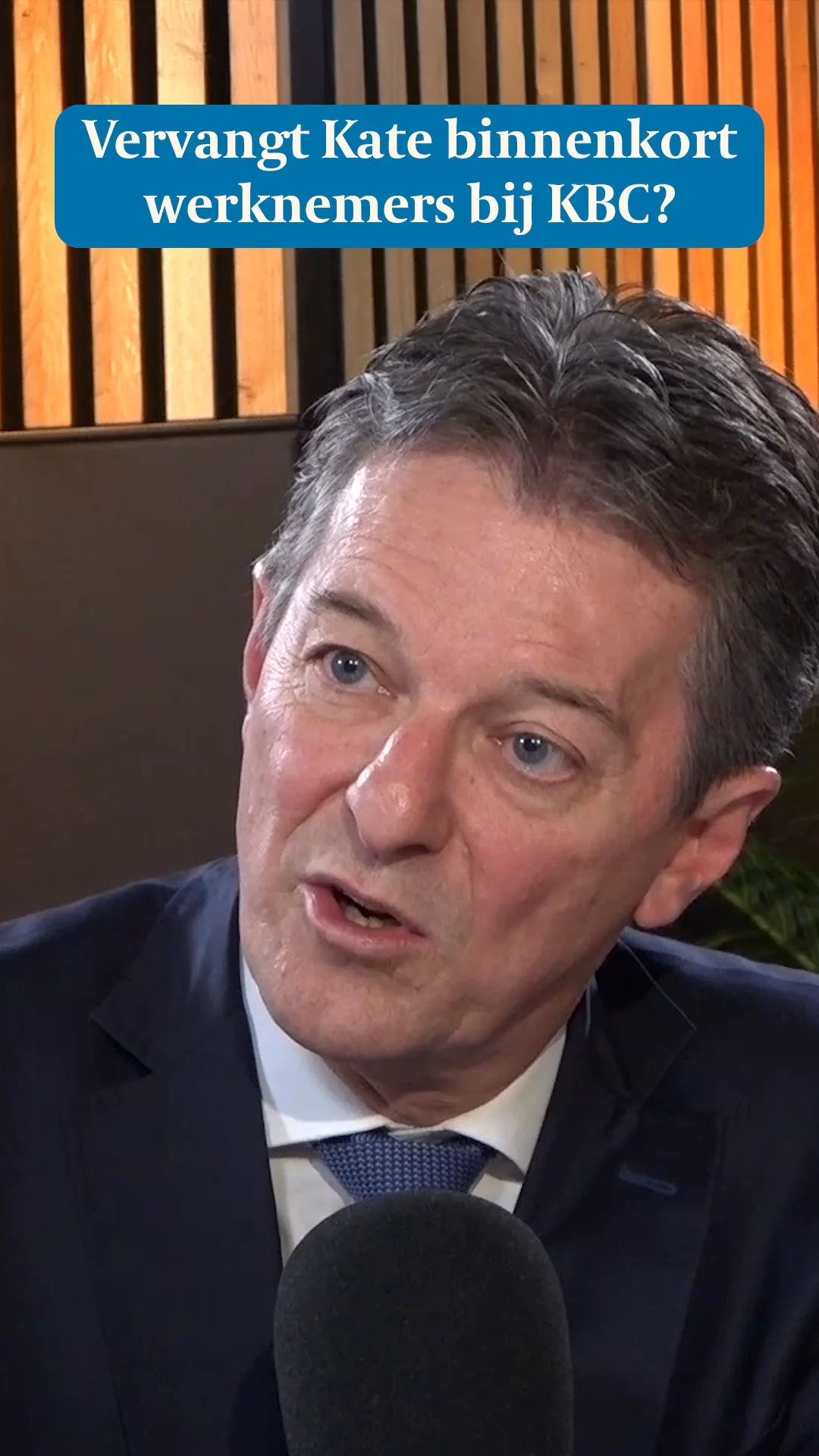 Vervangt Kate binnenkort werknemers bij KBC?