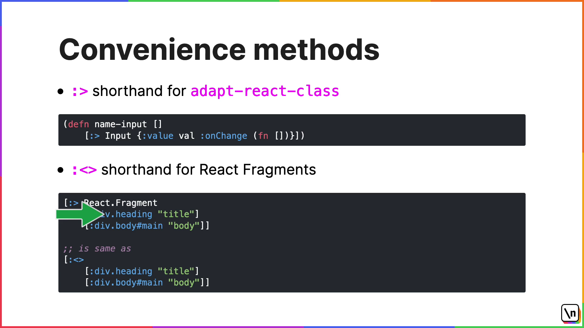 What Is Reagent The Minimalist Clojurescript React Wrapper Tinycanva Clojure For React