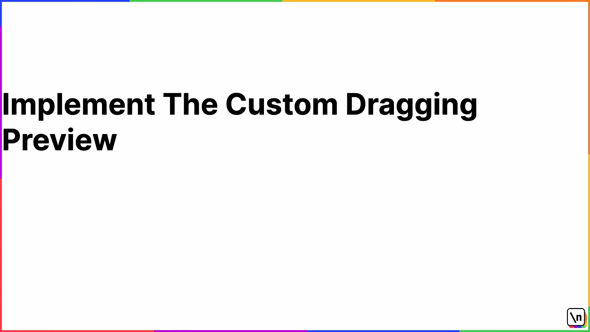 Build A Custom React Element To Preview While Dragging In Dnd 222