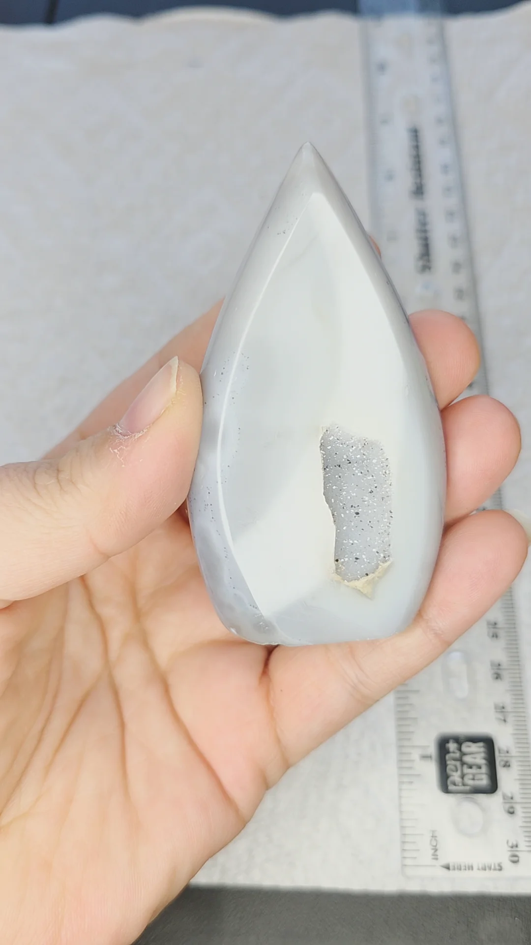 Agate Teardrop #11 with Druzy · $18.00 · Regemify