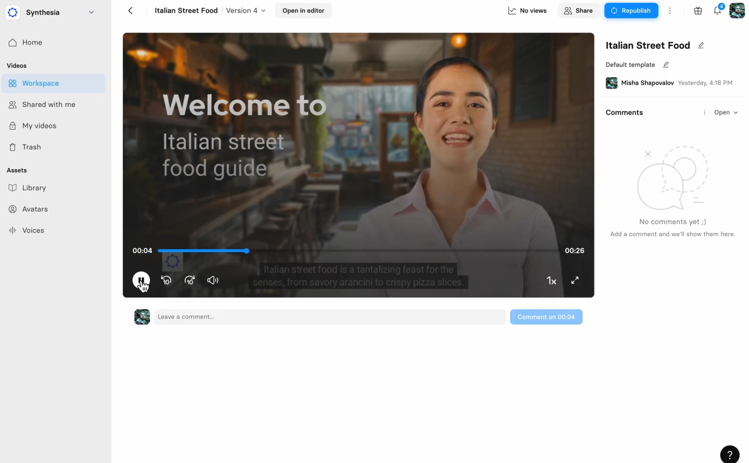 Discover Synthesia's 15+ Unique Features