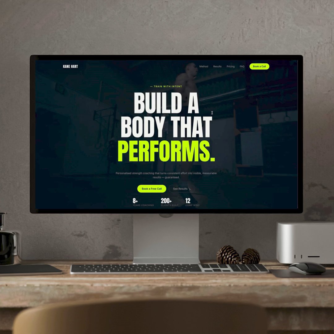 Kane - Fitness Coach: Responsive Health Website Template by Arsalan Ali ...