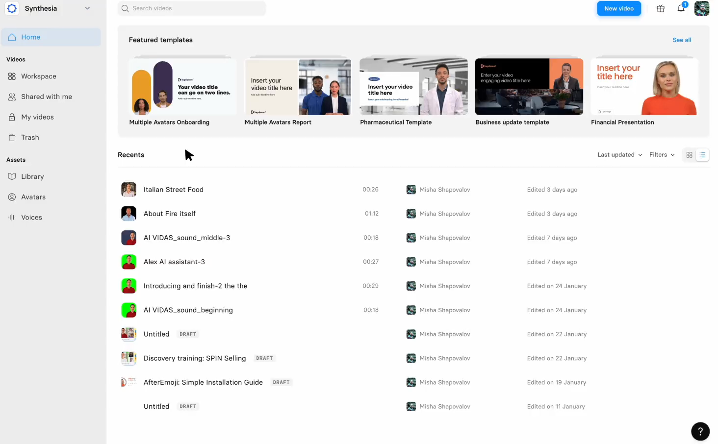 Discover Synthesia's 15+ Unique Features