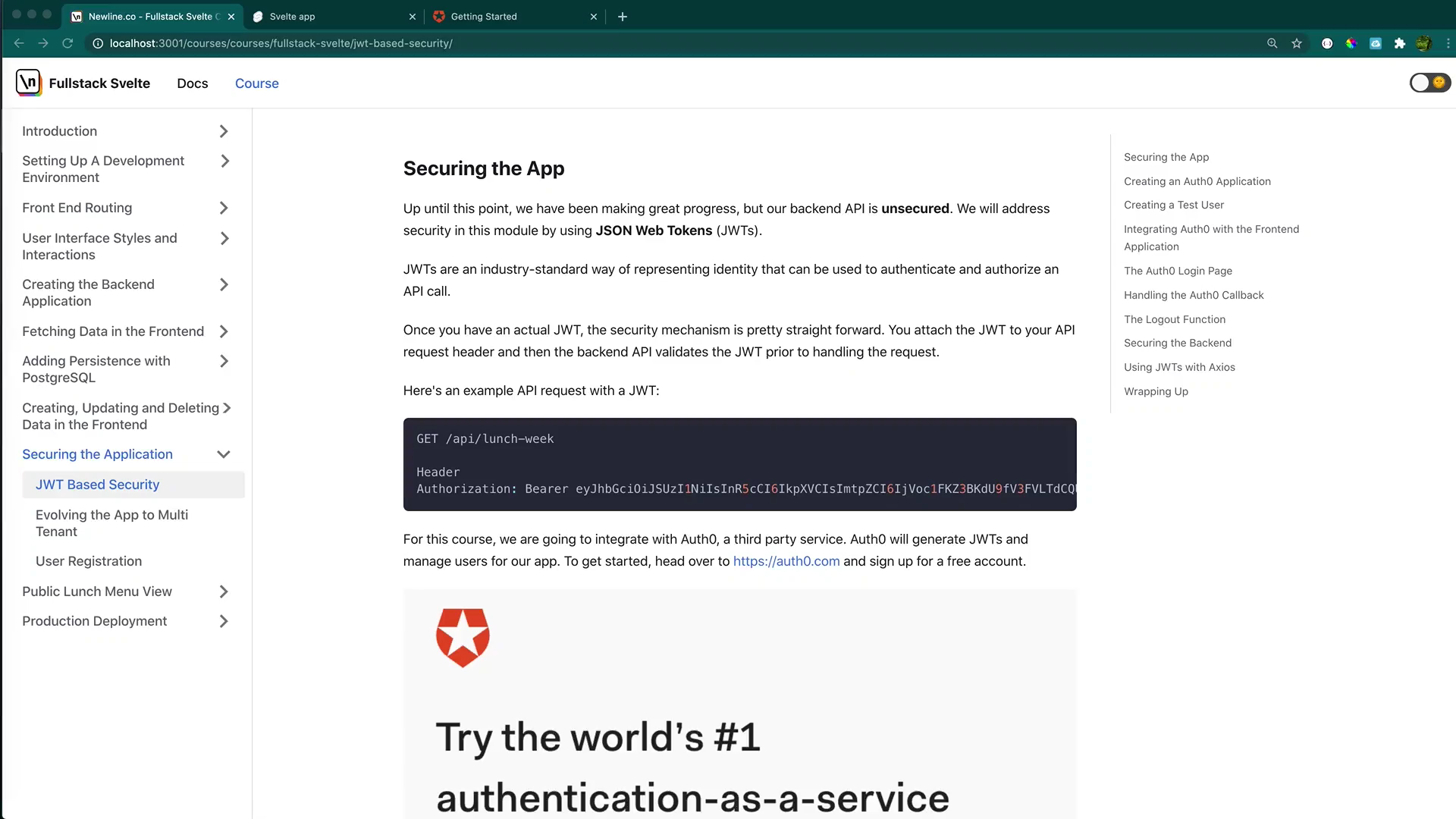Securing A Svelte Application With Json Web Tokens Fullstack Svelte