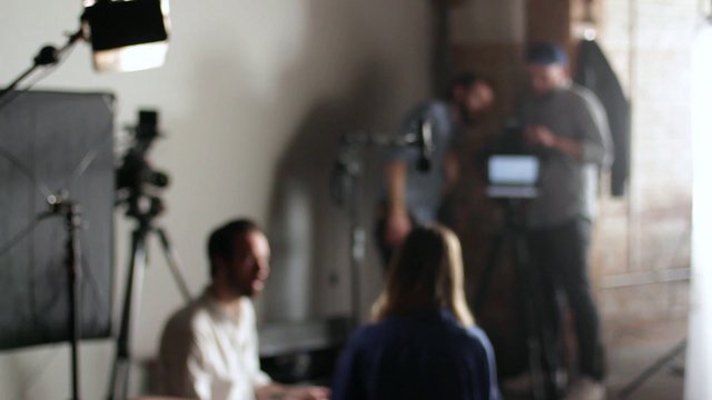 Behind the scenes of an interview - Free Stock Video Footage | Coverr Behind the scenes of an interview - Free Stock Video Footage | Coverr