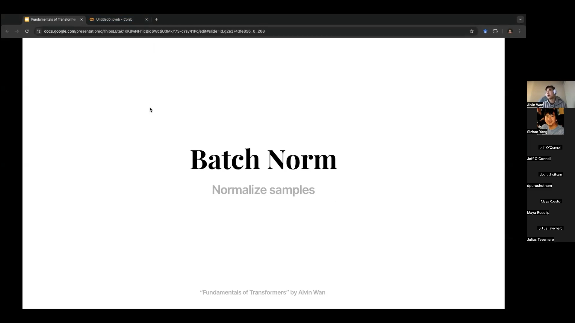 Batch norm - Fundamentals of transformers - Live Workshop | newline Batch norm - Fundamentals of transformers - Live Workshop | newline