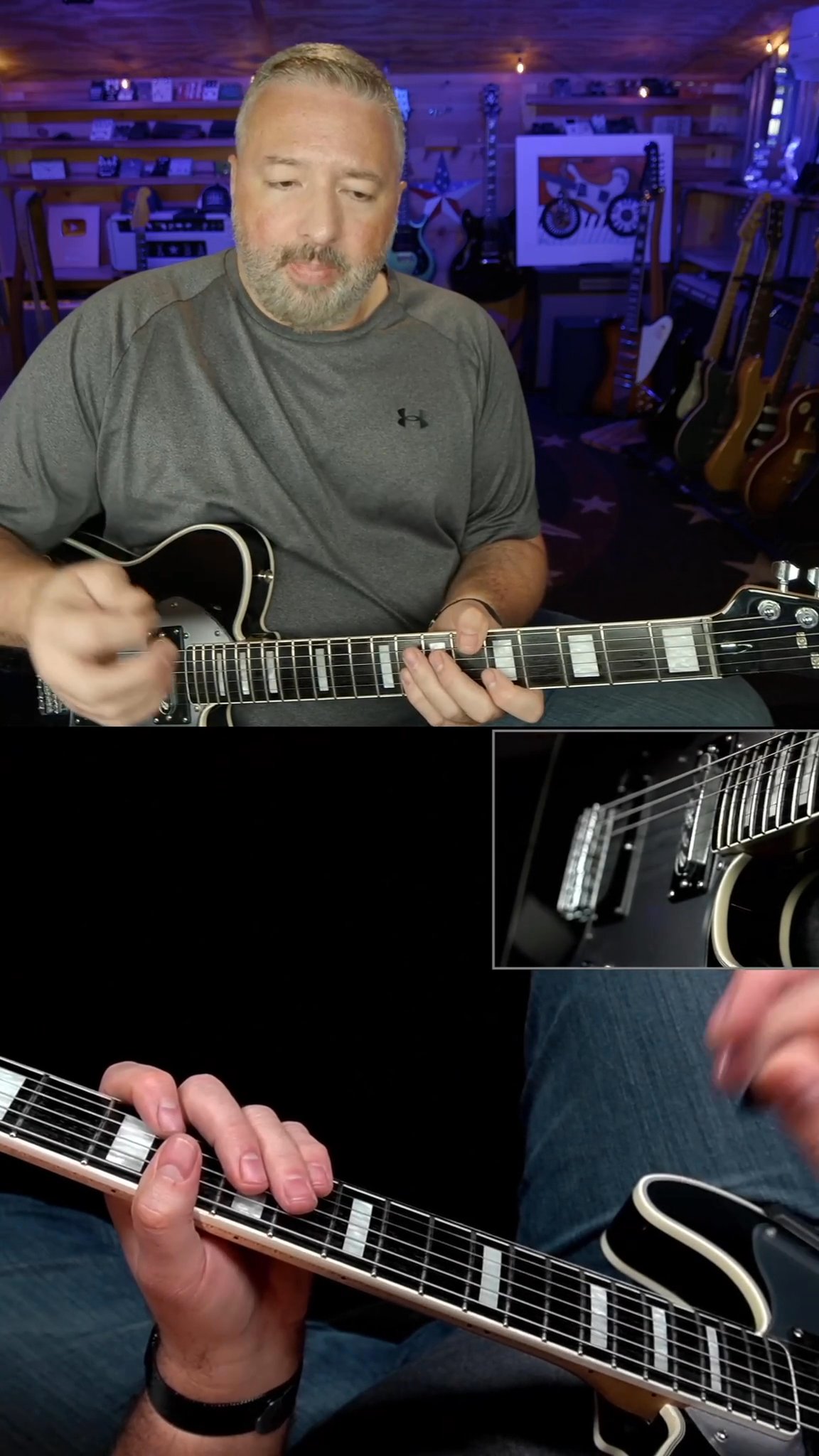 Breaking My SRV "Heavy Hand" Habit - TXBA 1-Minute Blues