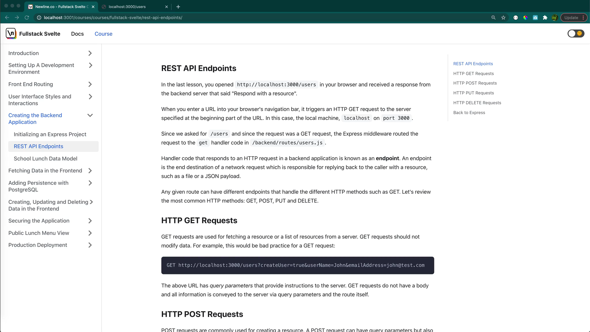 Creating Rest Api Get Post Put And Delete Requests 5 2 Newline