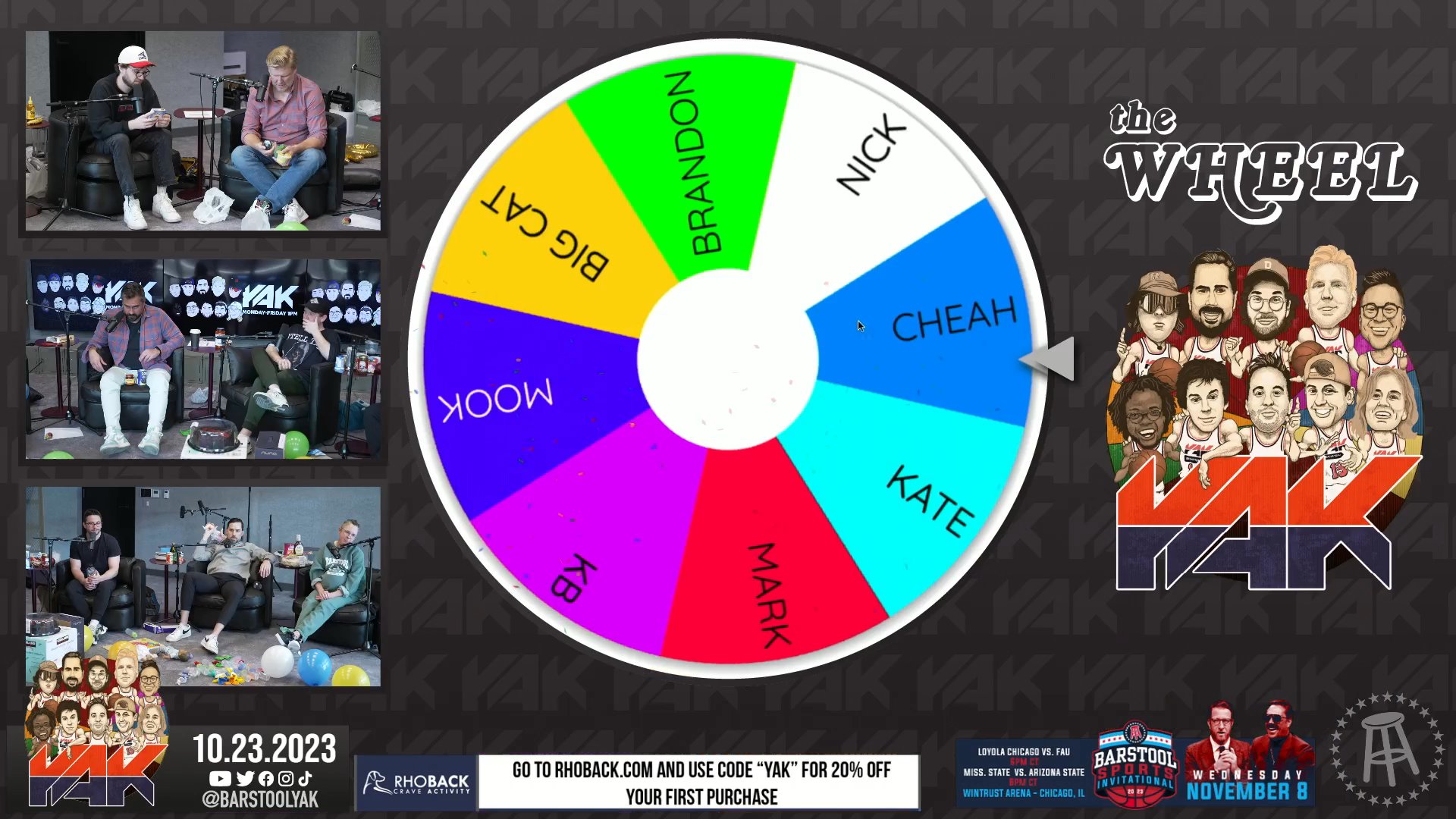 The Yak Opened Our New Studio With A Surprise B.O.Y. Draft | Barstool ...