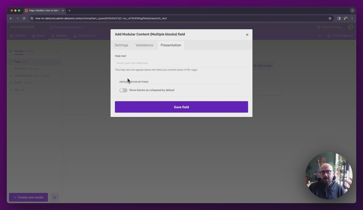 Intro to the Modular Content Field — DatoCMS