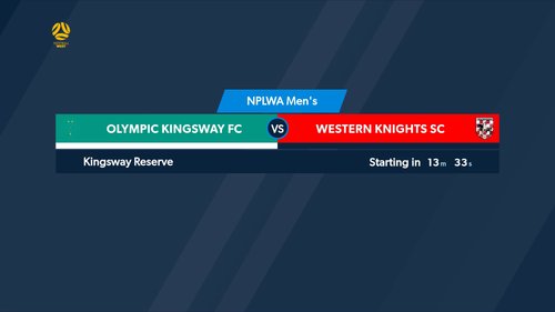 Replay: Olympic Kingsway vs Western Knights (Round 17)