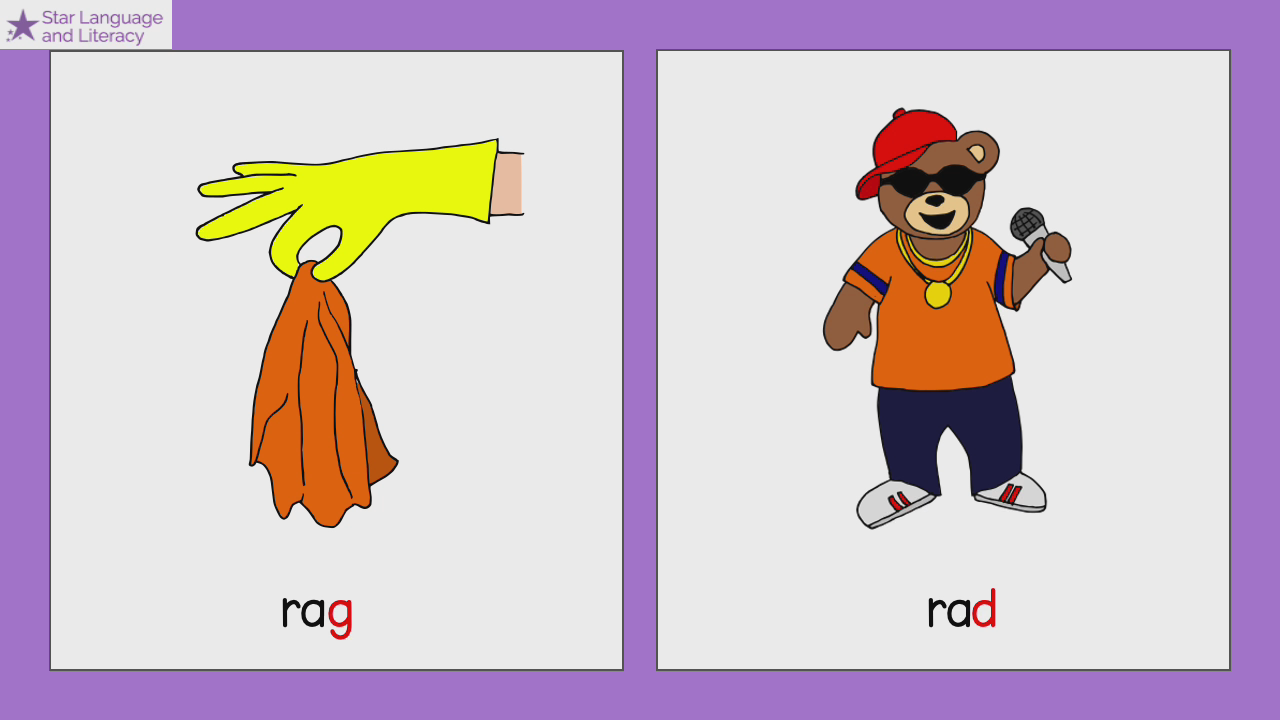 Minimal Pairs: Contrasting Sounds “G” & “D” in Final Position | Star ...