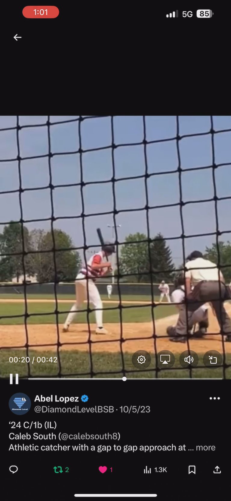 Caleb South's Baseball Recruiting Profile | FieldLevel