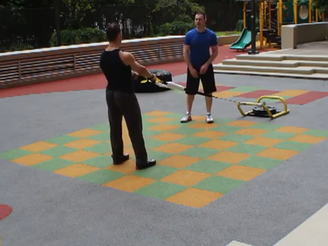 Squat to Row Sled Pull - Brookbush Institute