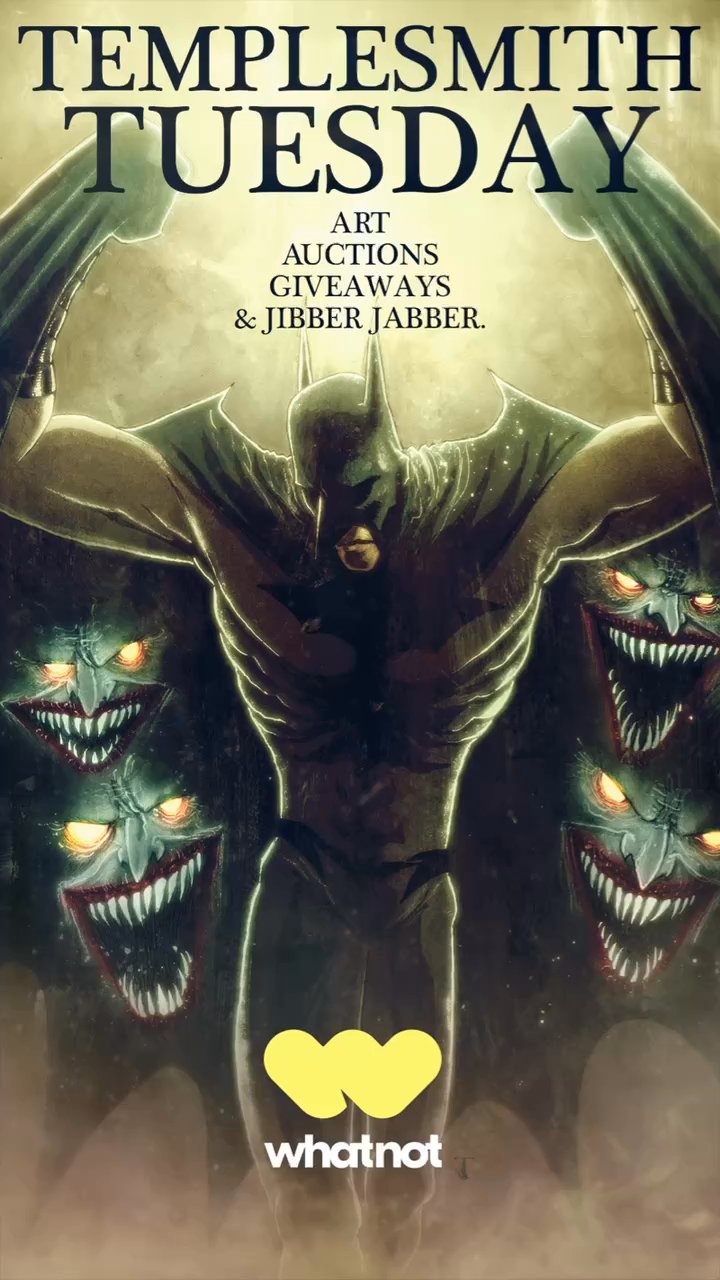 Whatnot - TEMPLESMITH TUESDAY Livestream by templesmith #modern_age_comics