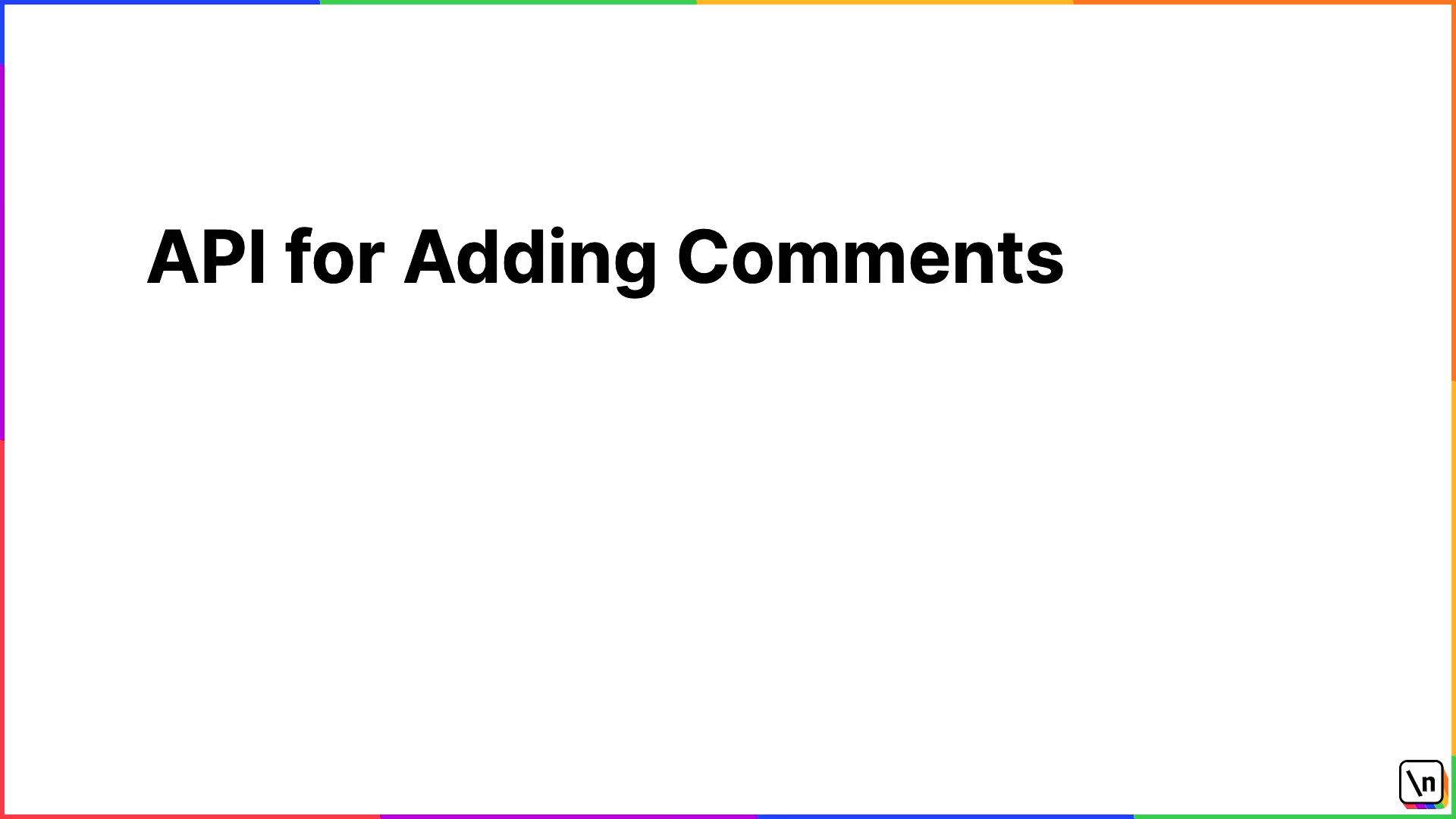 Api For Adding Comments Fullstack React With Typescript Masterclass