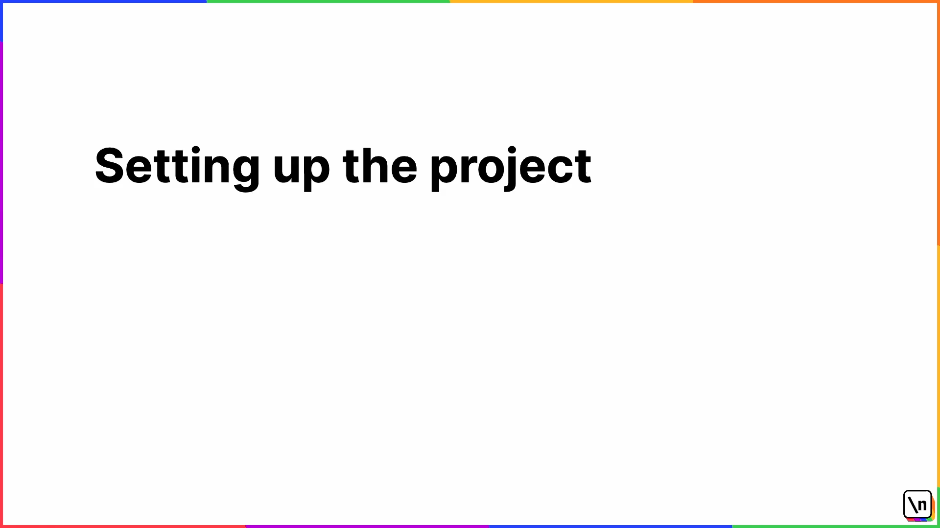 Setting up the project - Fullstack React with TypeScript Masterclass Setting up the project - Fullstack React with TypeScript Masterclass