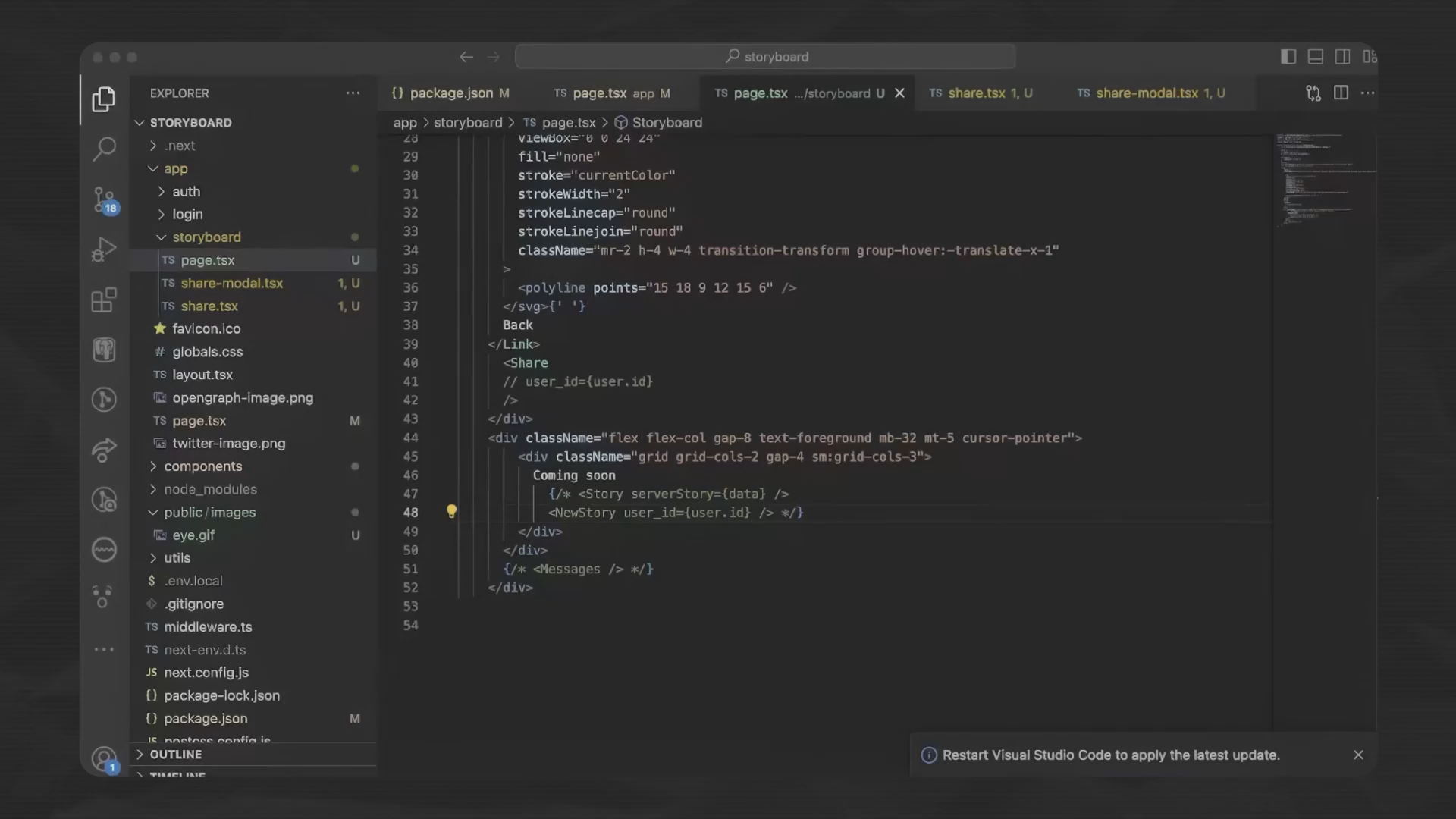 Refining the Story Page - 3.3 | newline Refining the Story Page - 3.3 | newline